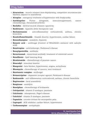 Drug index | PDF