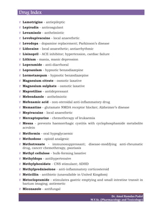 Drug index | PDF