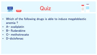 Drug induce anemia | PPTX