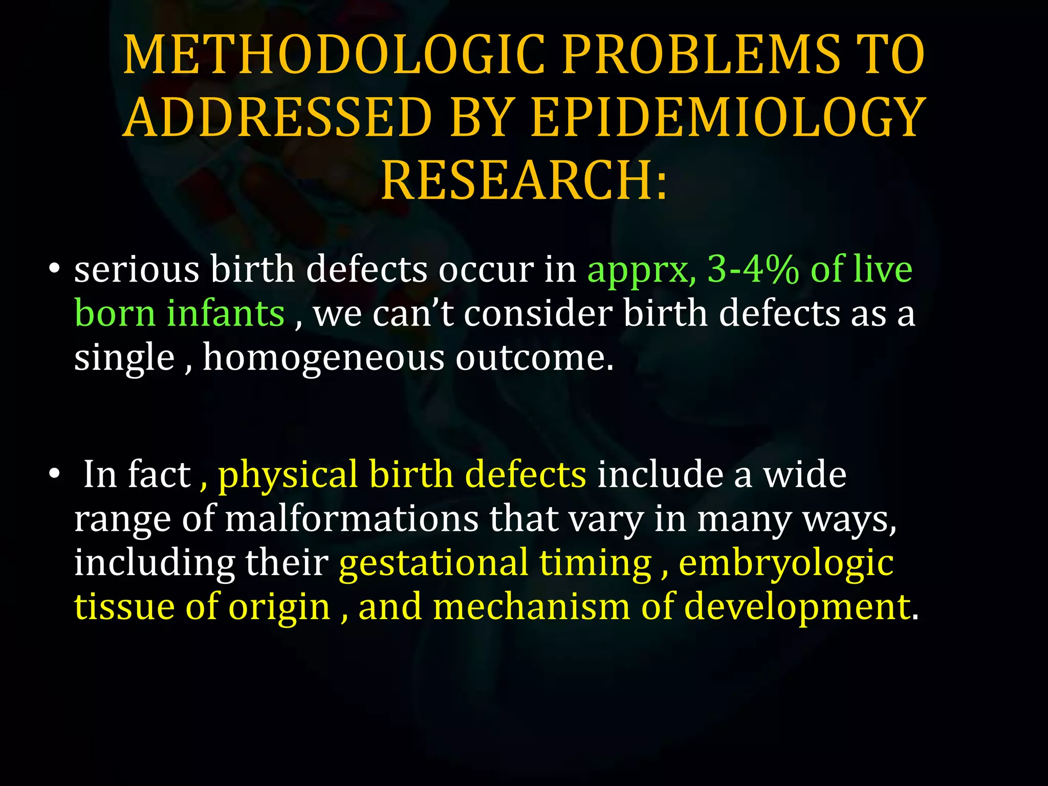 Drug induced birth defect | PPTX