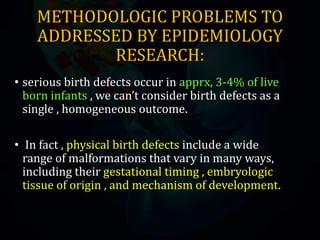 Drug induced birth defect | PPTX