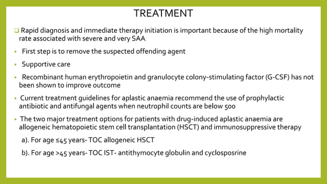 Drug induced bone marrow suppression | PPTX | Bone and Joint Conditions ...