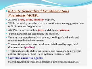 Drug induced dermal disorders ppt by Salva Safdar | PPTX