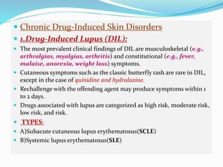 Drug induced dermal disorders ppt by Salva Safdar | PPTX