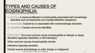 Drug induced eosinophilia | PPTX