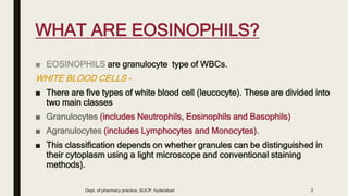 Drug induced eosinophilia | PPTX