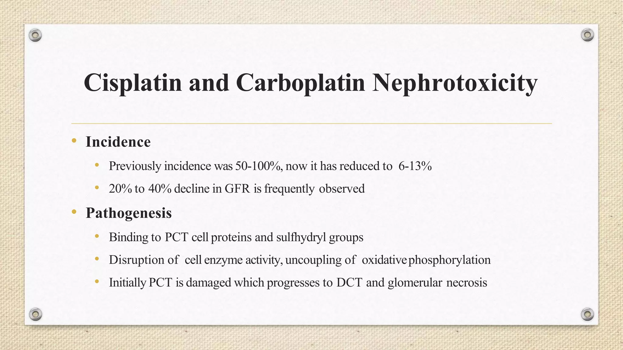 Drug induced kidney disease | PPTX