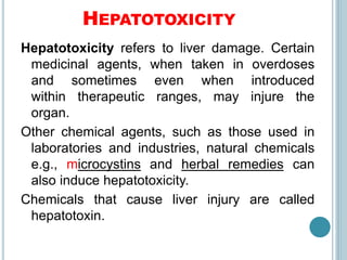 Drug induced liver injury (DILI) and Hepatotoxicity | PPTX