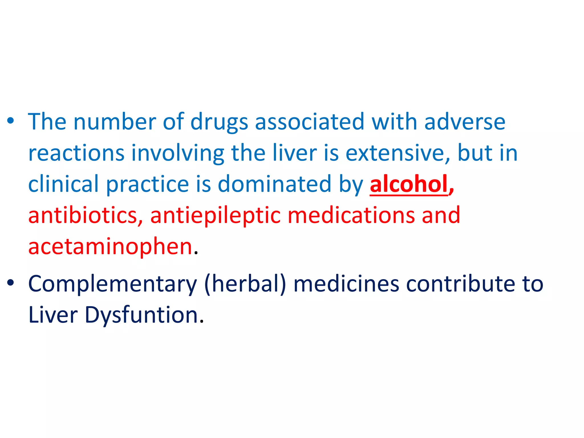 Drug induced liver disorders | PPTX