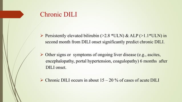 Drug induced liver injury (DILI) | PPTX | Blood Disorders | Diseases ...