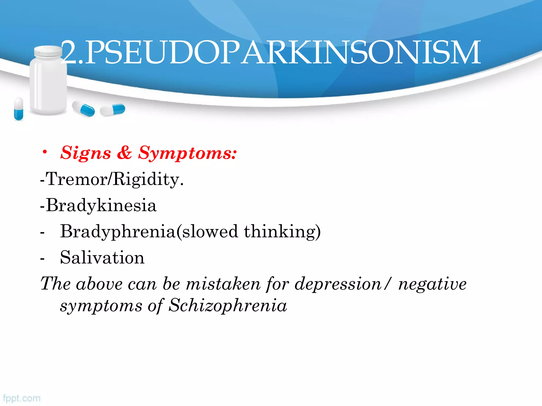 Drug induced movement disorders | PPT