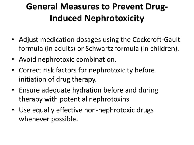 Drug induced nephrotoxicity | PPTX | Substance Abuse | Diseases and ...