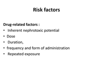 Drug induced nephrotoxicity | PPTX
