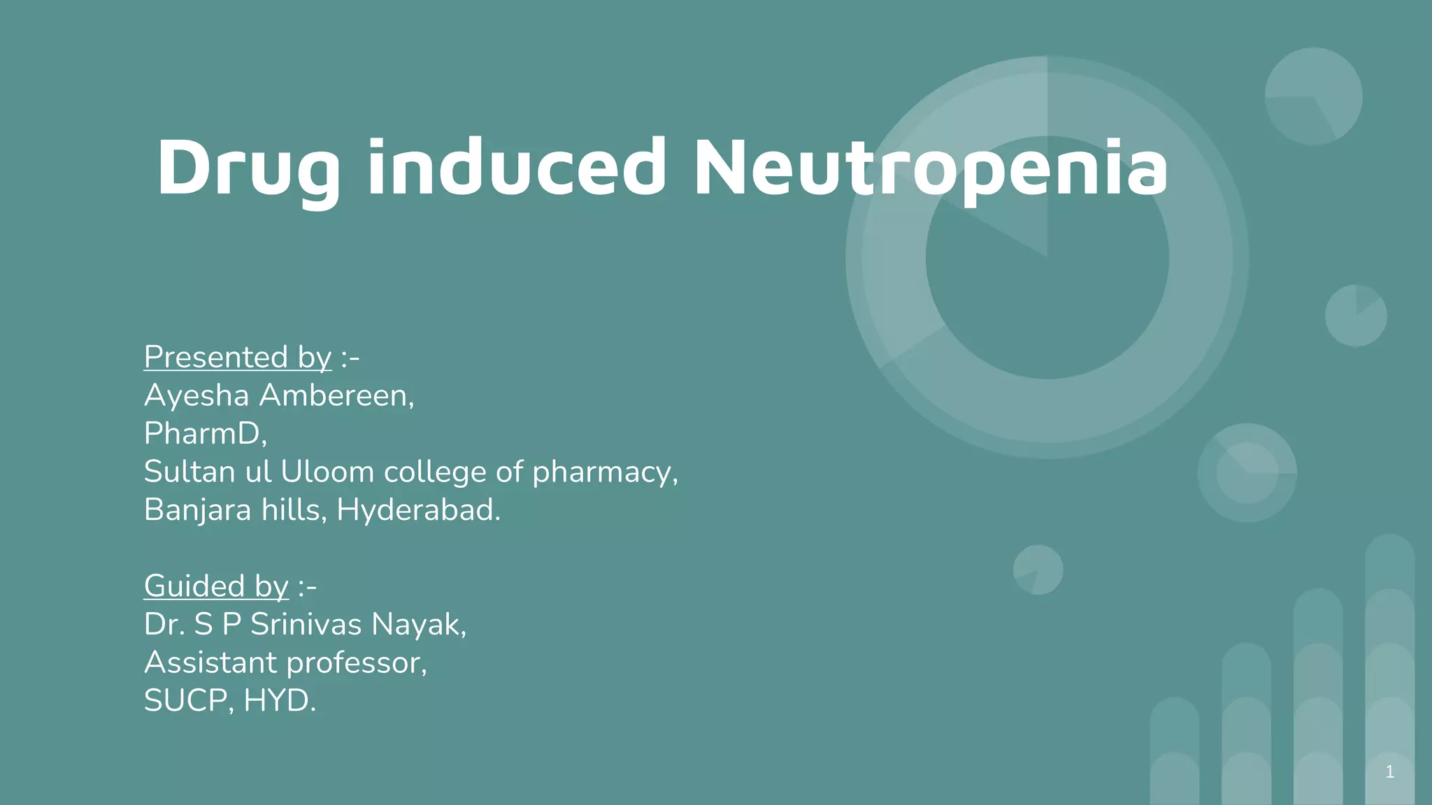 Drug induced neutropenia | PPTX