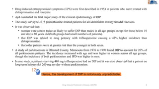 Drug induced parkinsonism | PPTX | Brain and Nervous System Disorders ...