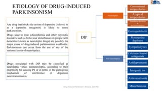 Drug induced parkinsonism | PPTX