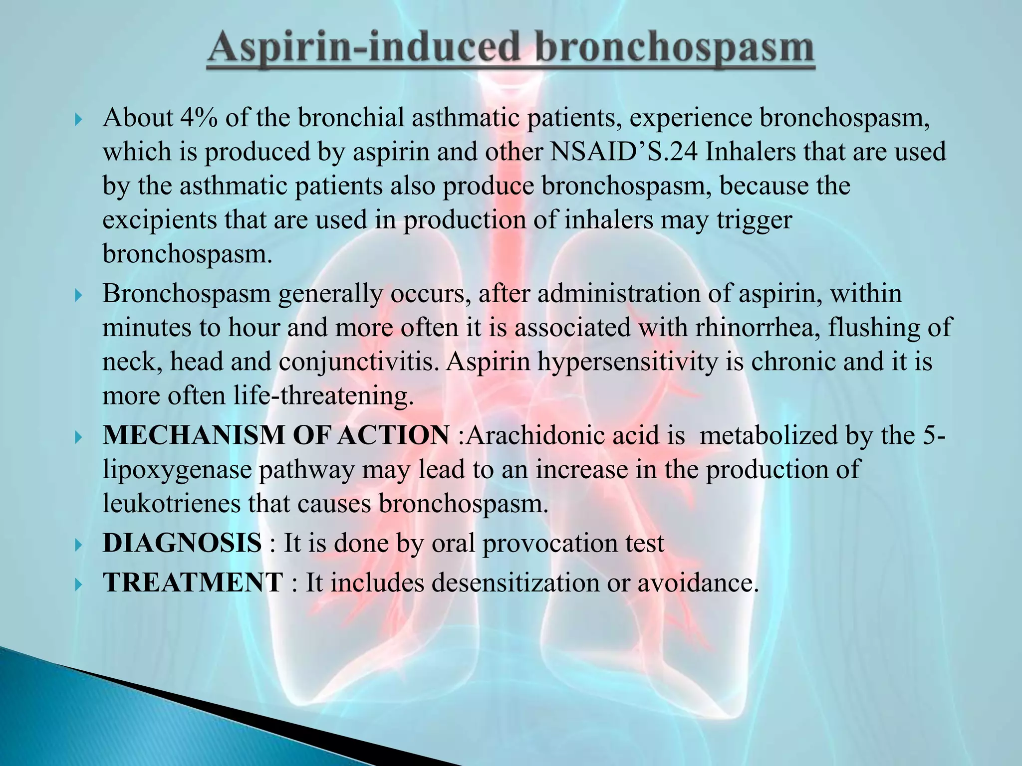 Drug induced pulmonary diseases | PPTX