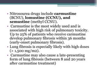 Drug induced pulmonary diseases | PPTX
