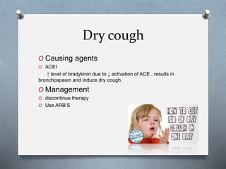 Drug induced respiratory diseases | PPTX