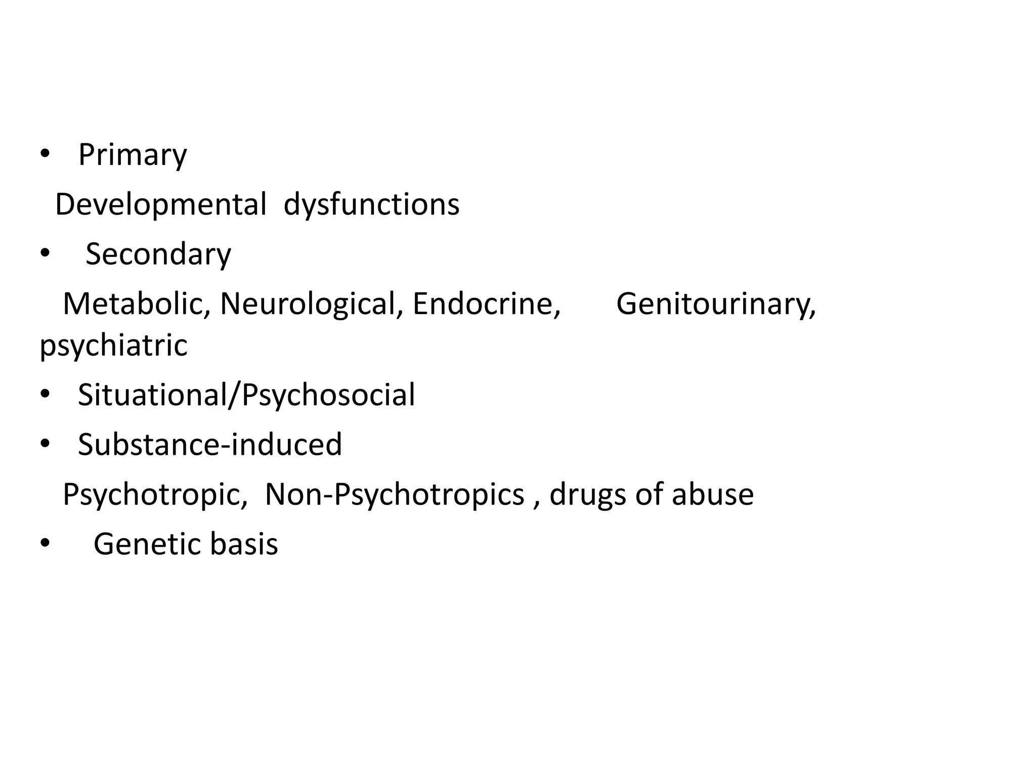 Drug Induced Sexual Dysfunction Ppt