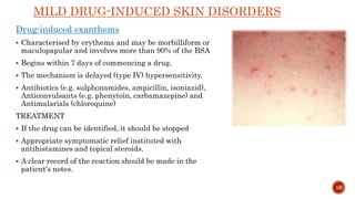 Drug induced skin disorders | PPTX