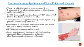 Drug induced skin disorders | PPTX