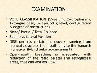 Drug induced sleep endoscopy: a diagnostic dilemma | PPSX