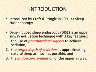 Drug induced sleep endoscopy: a diagnostic dilemma | PPSX