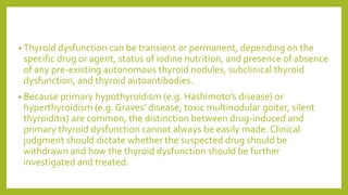 DRUG INDUCED THYROID PROBLEMS | PPTX