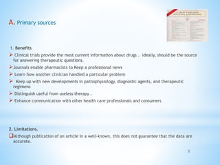 Drug info resources | PPTX
