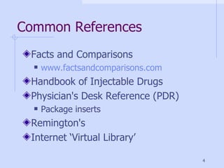Drug information | PPT