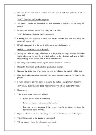 Drug information and poison information | DOCX