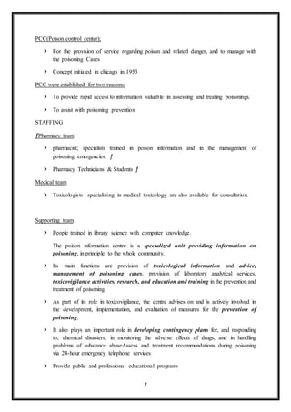 Drug information and poison information | DOCX