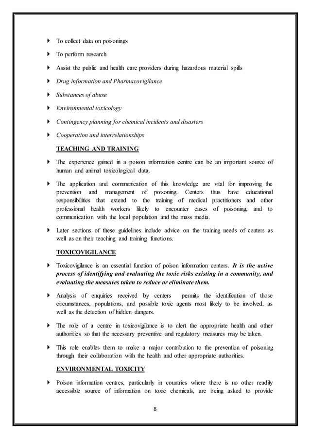 Drug information and poison information | DOCX