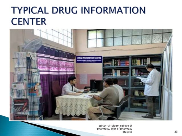 Drug information center | PPTX