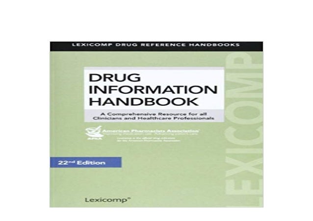 EBOOK_PAPERBACK LIBRARY Drug Information Handbook A Comprehensive ...
