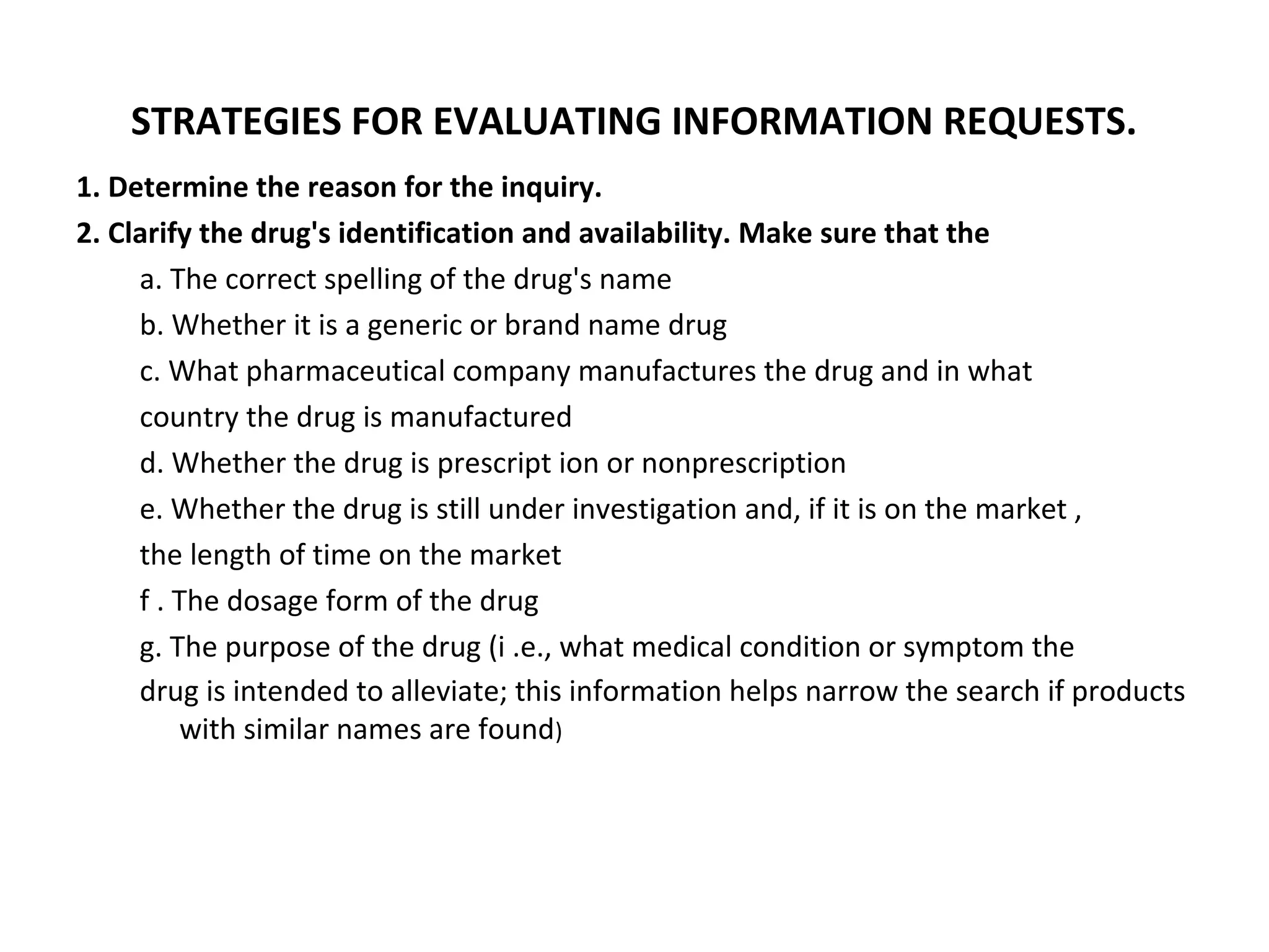 Drug information resources | PPT