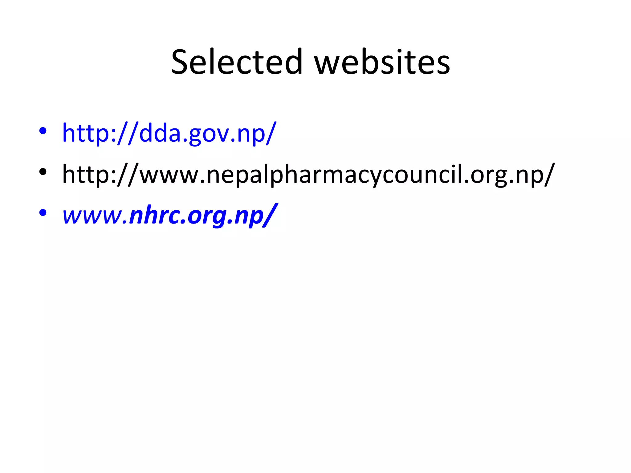 Drug information resources | PPT