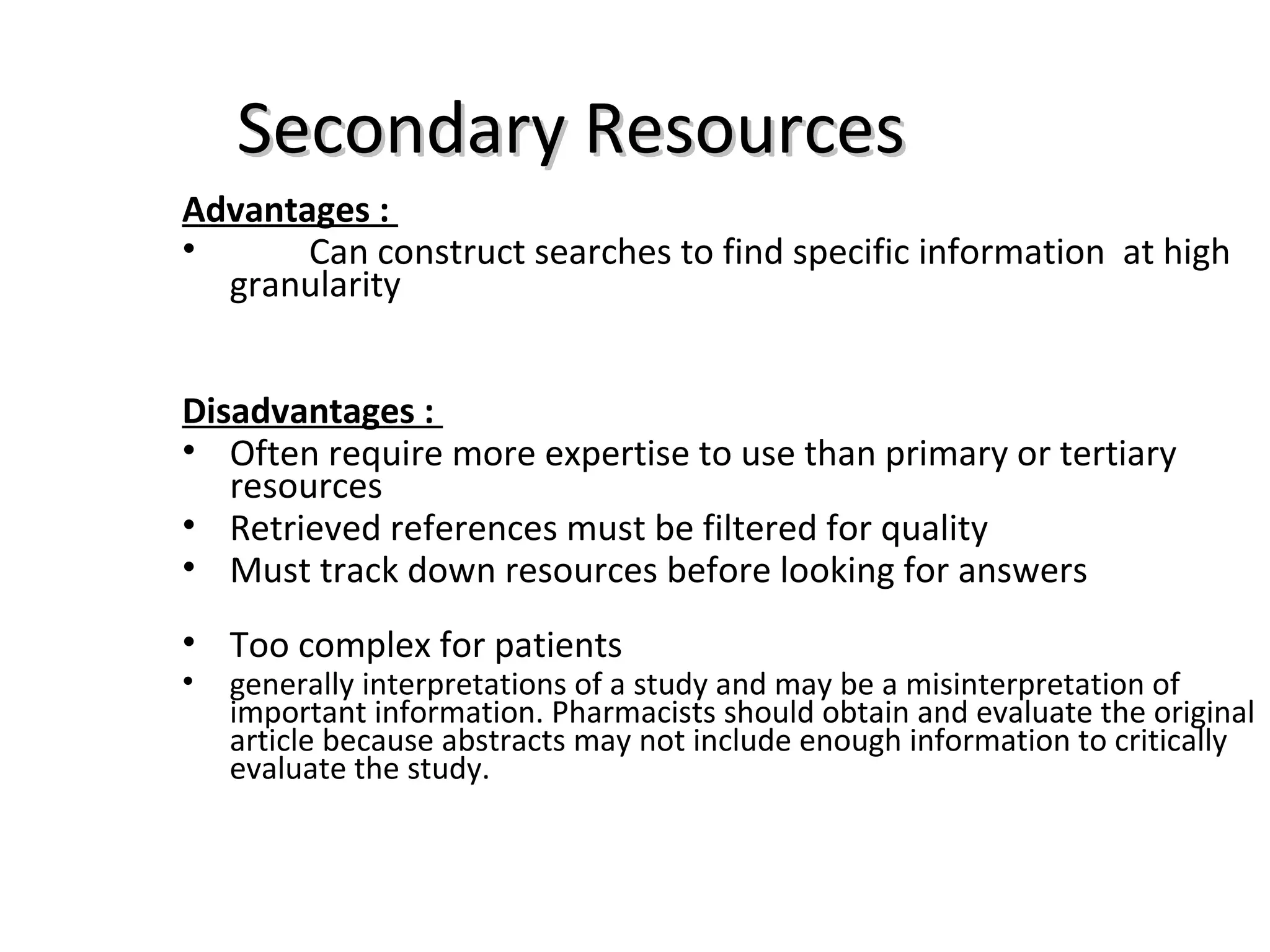Drug information resources | PPT
