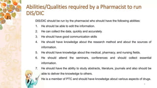 DRUG INFO SERVICES BELLETIN EDITED.pptx hcp | PPT