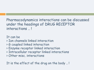 Drug interactions | PPT