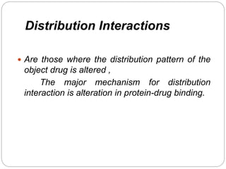 Drug interaction | PPTX