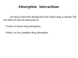 Drug interaction | PPTX