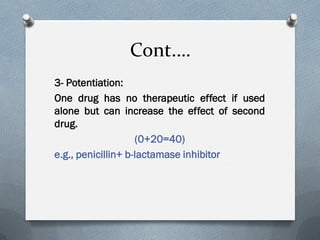 Drug interaction | PDF | Digestive Disorders | Diseases and Conditions