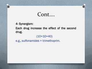 Drug interaction | PDF | Digestive Disorders | Diseases and Conditions