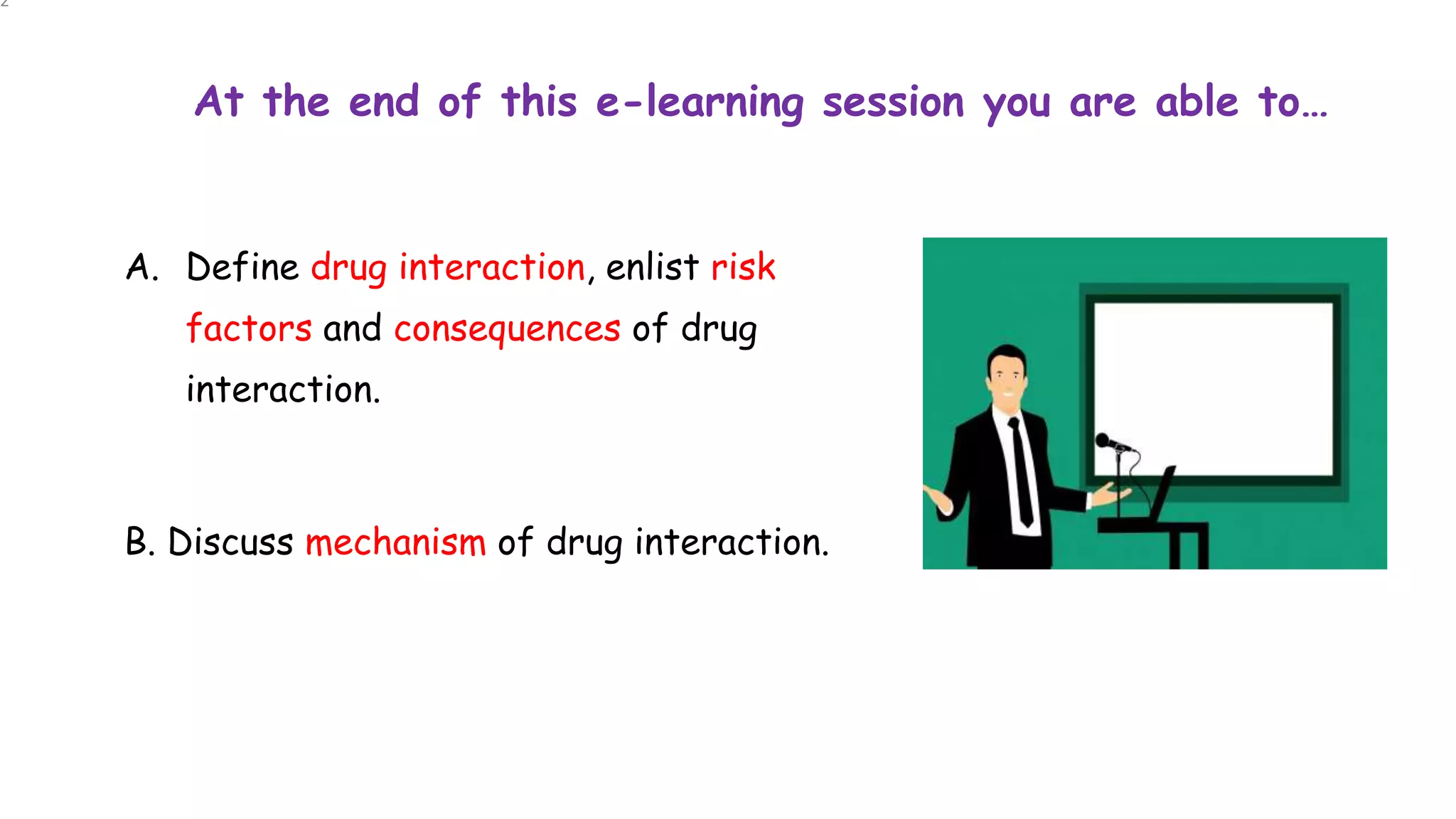 Drug interactionPharmacokinetic and Pharmacodynamic drug interaction ...