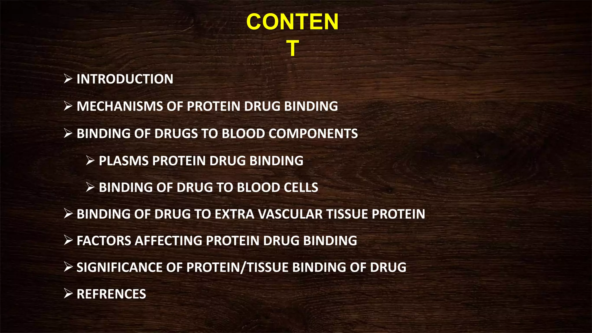 Drug interaction at plasma and tissue binding site | PPTX