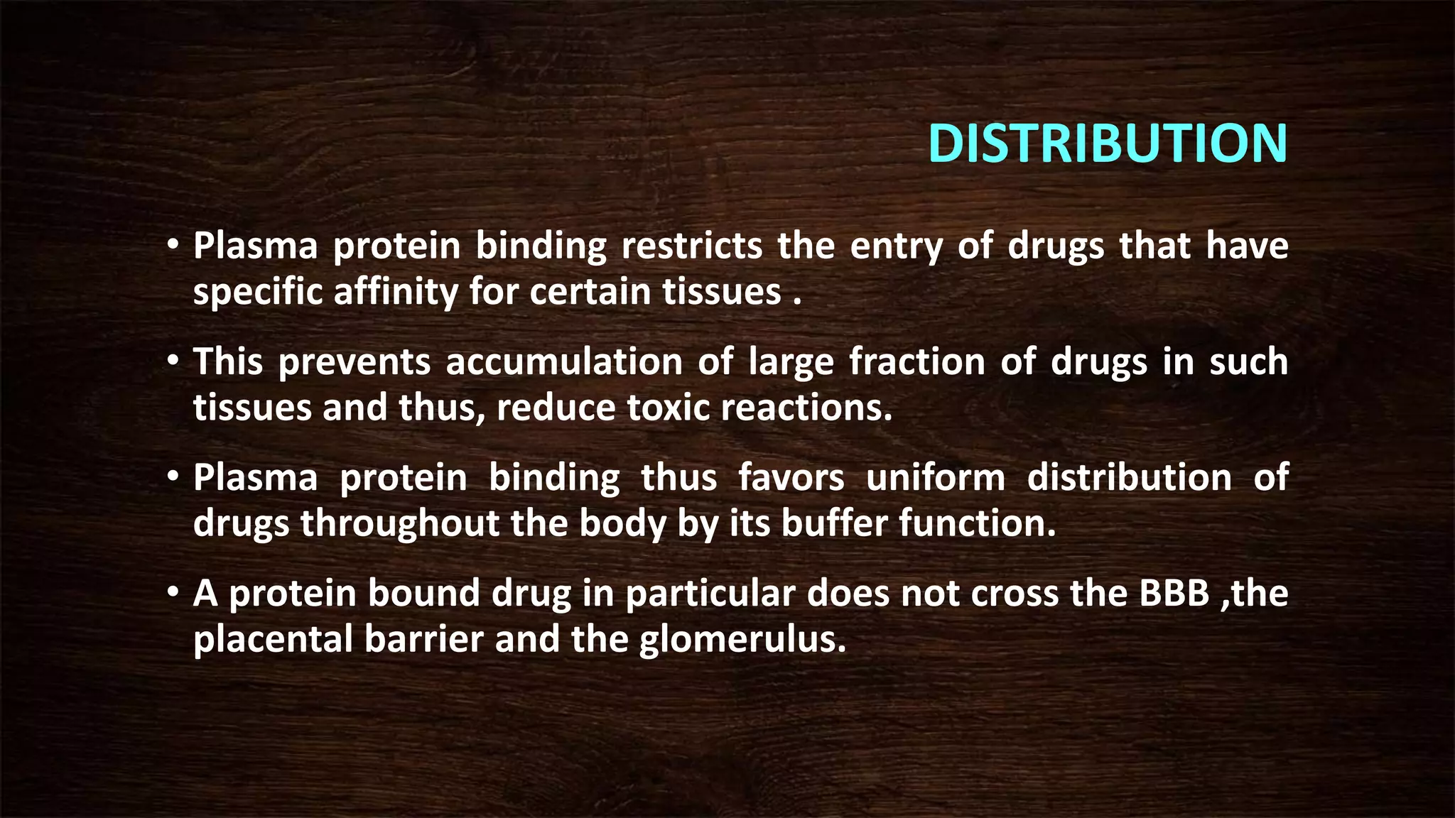 Drug interaction at plasma and tissue binding site | PPTX