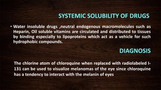 Drug interaction at plasma and tissue binding site | PPTX