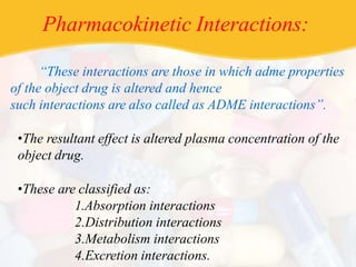 Drug interaction final | PPTX | Substance Abuse | Diseases and Conditions